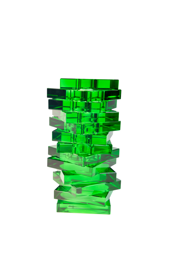 Jenga Vase - Green– Pom Gifts
